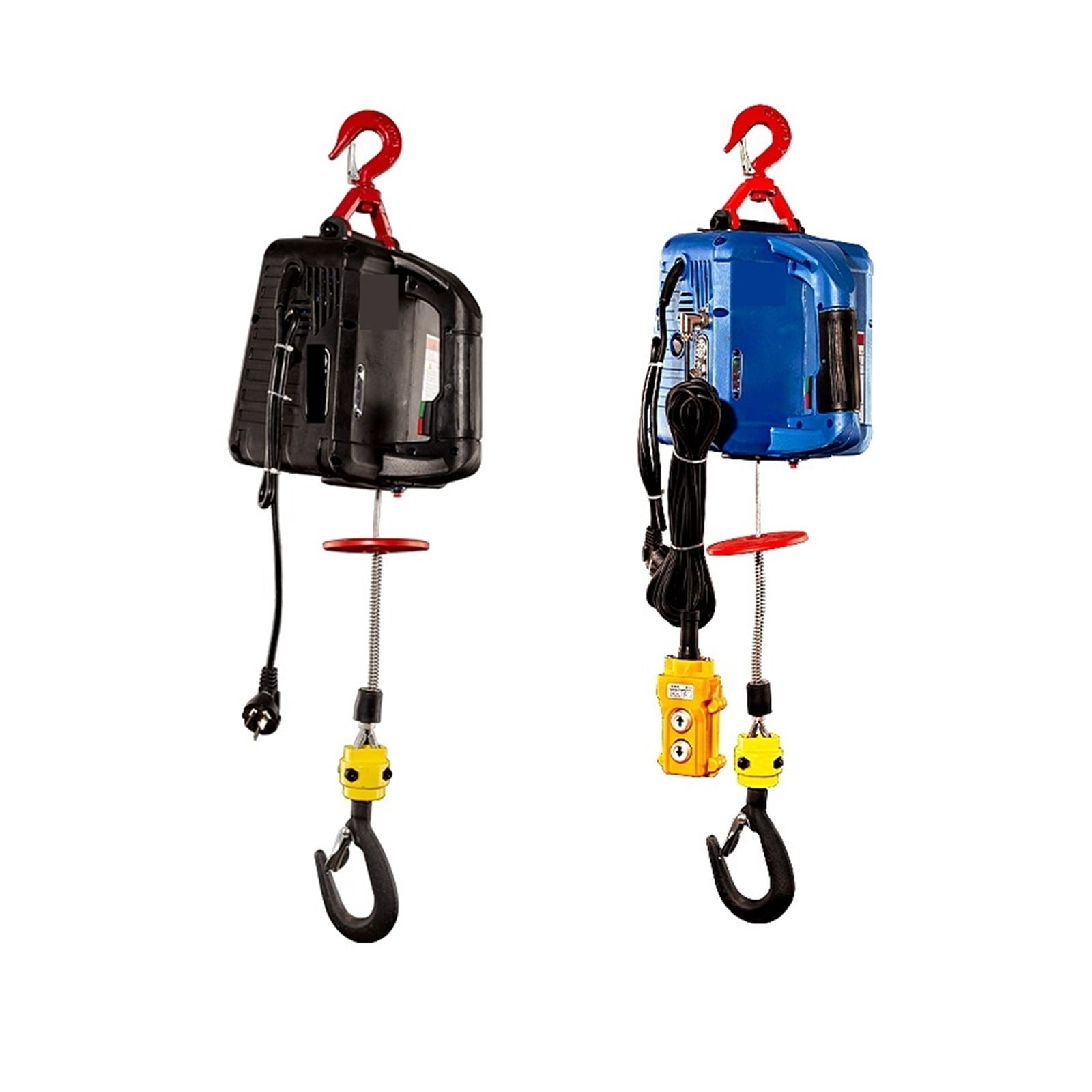 500KG 7.6M Three In Portable Electric Winch Hand Traction Block Steel ...