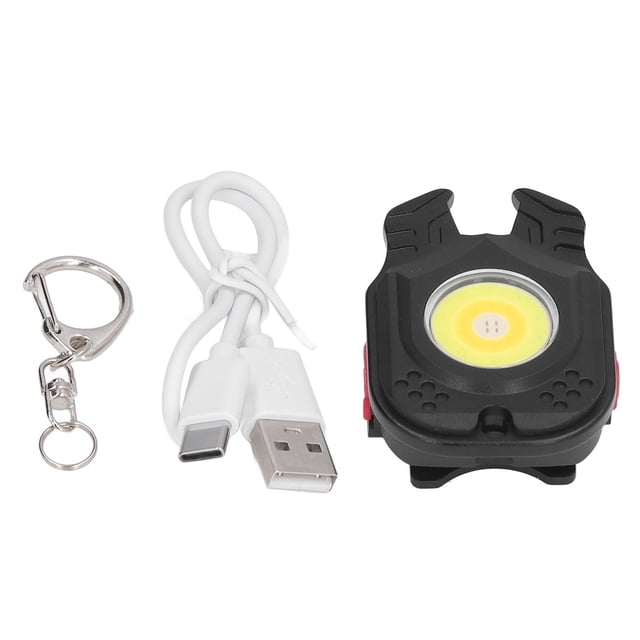 500LM Pocket Keychain Light Multifunctional COB Light with Bracket ...