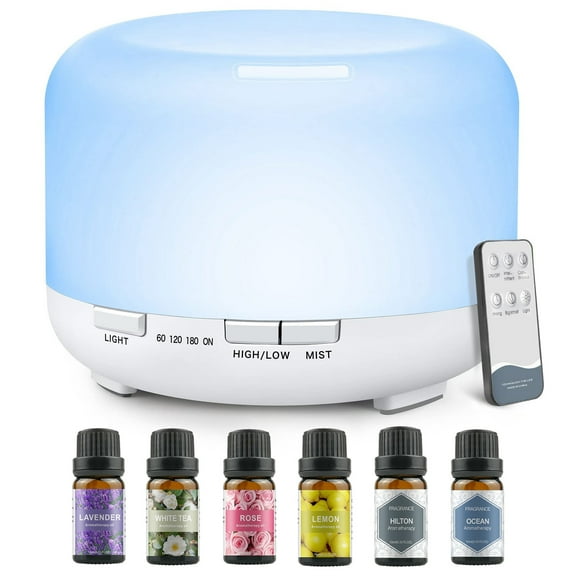 Diffusers for Essential Oils,Ceramic Diffuser,120ml Ultrasonic ...