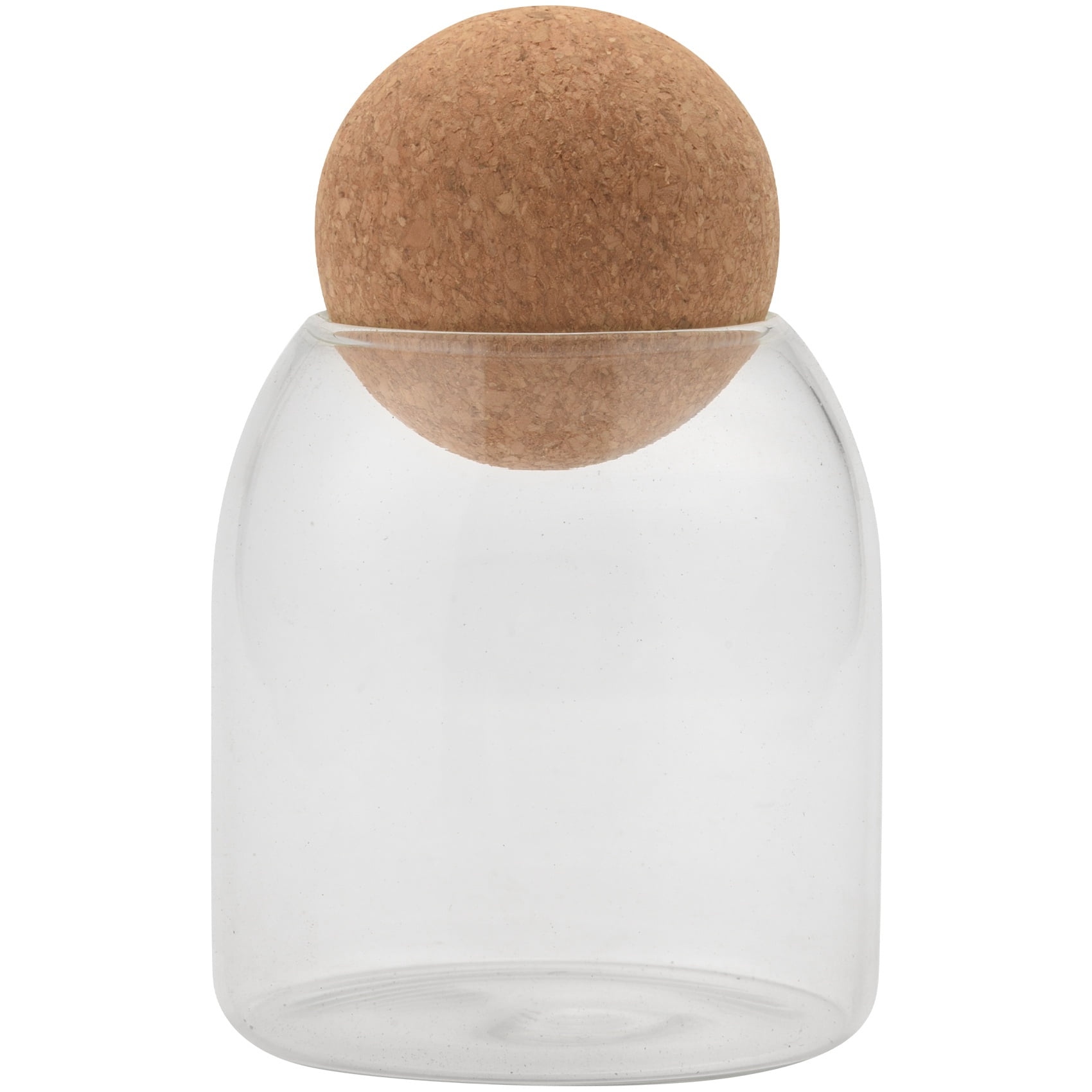 500ML Ball Cork Lead-Free Glass Jar with Lid Bottle Storage Tank Sealed ...