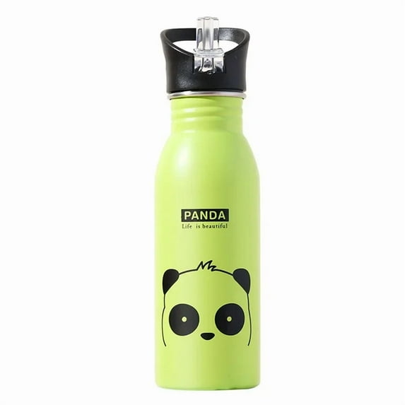 500ML Children's Stainless Steel Sports Water Bottles Portable Outdoor Cycling Camping Bicycle ...