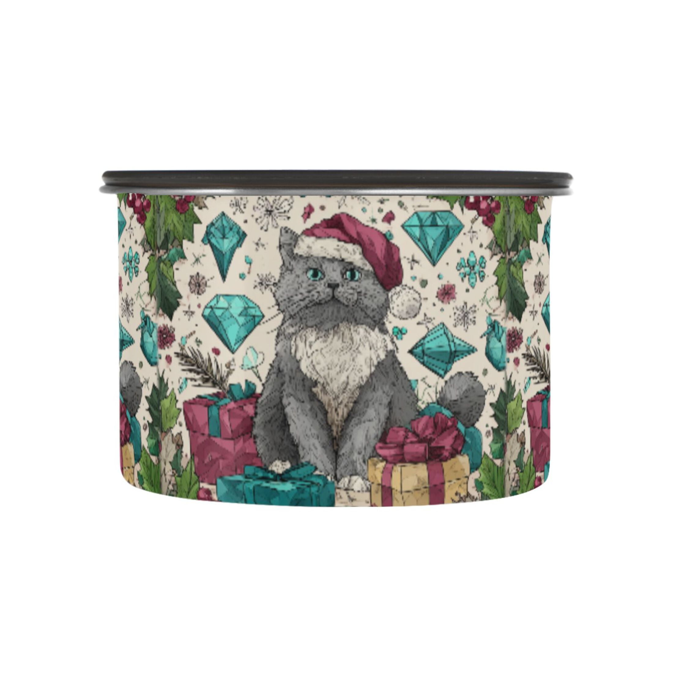 500ML Food Storage Container Food Storage Tank Coffee Storage Container 304 Food Grade Stainless ...