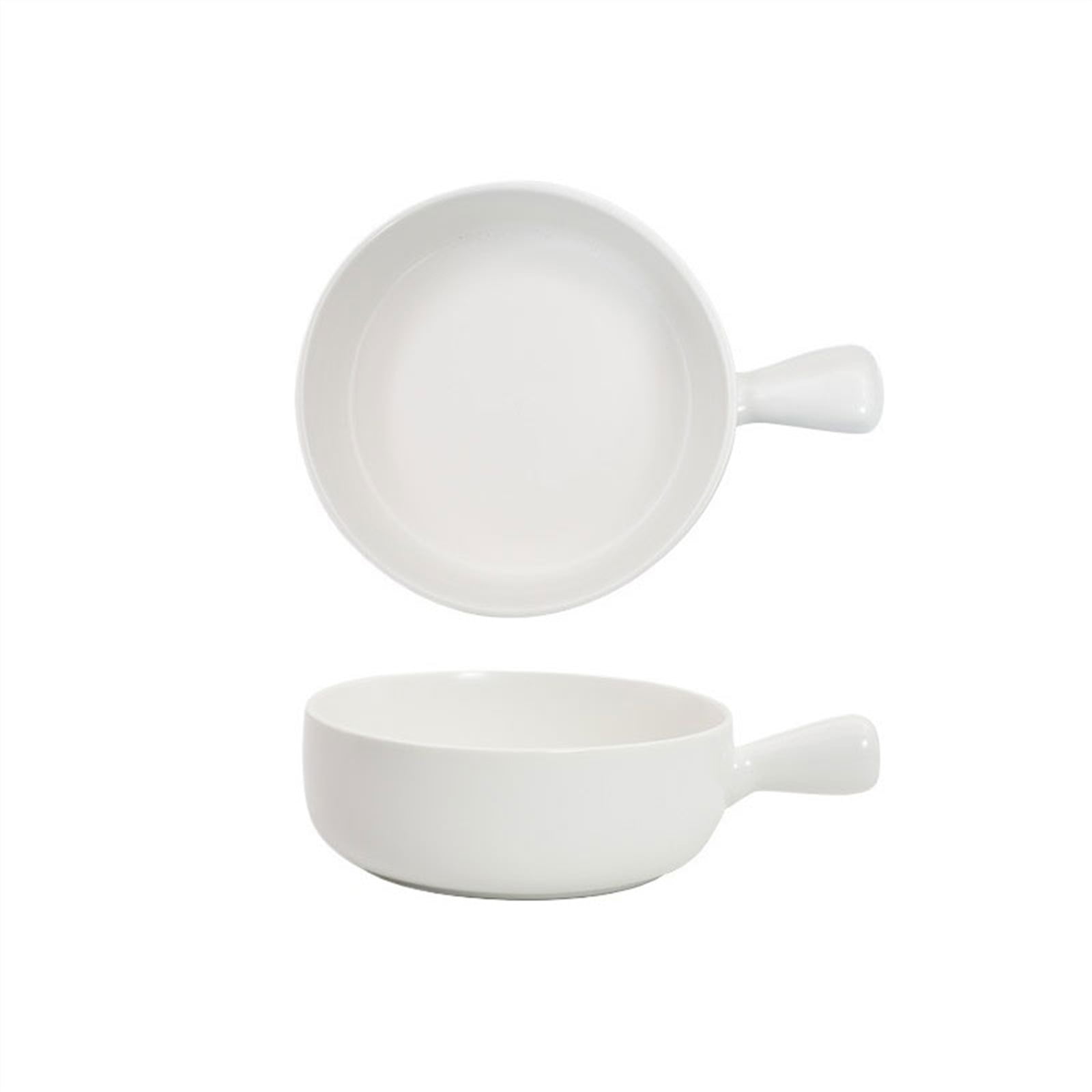 500ML Oven Baked Rice Bowl Ceramic Fruit Salad Bowl Baking Single ...