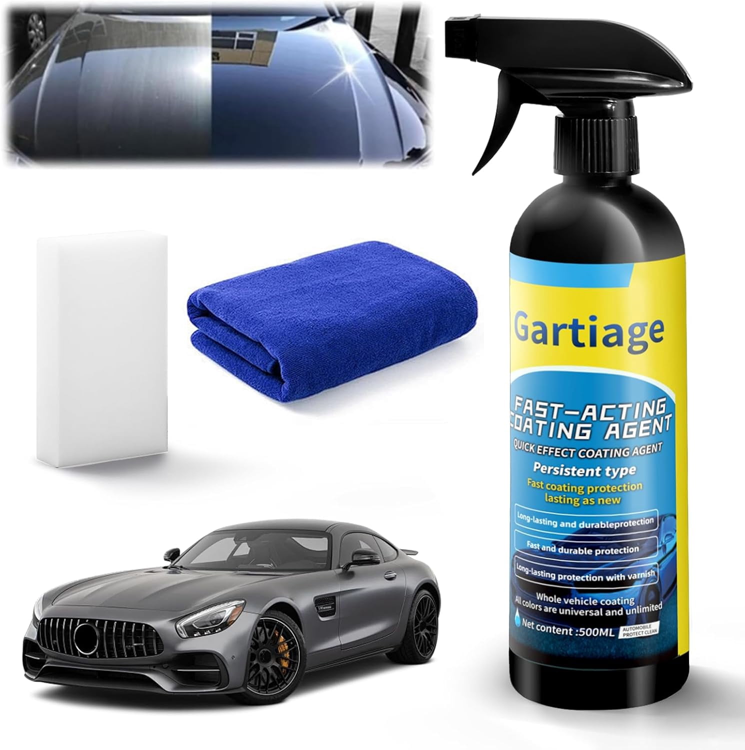 500ML Quick Effect Coating Ant for Car, Car Spray, ax Ceramic Spray ...
