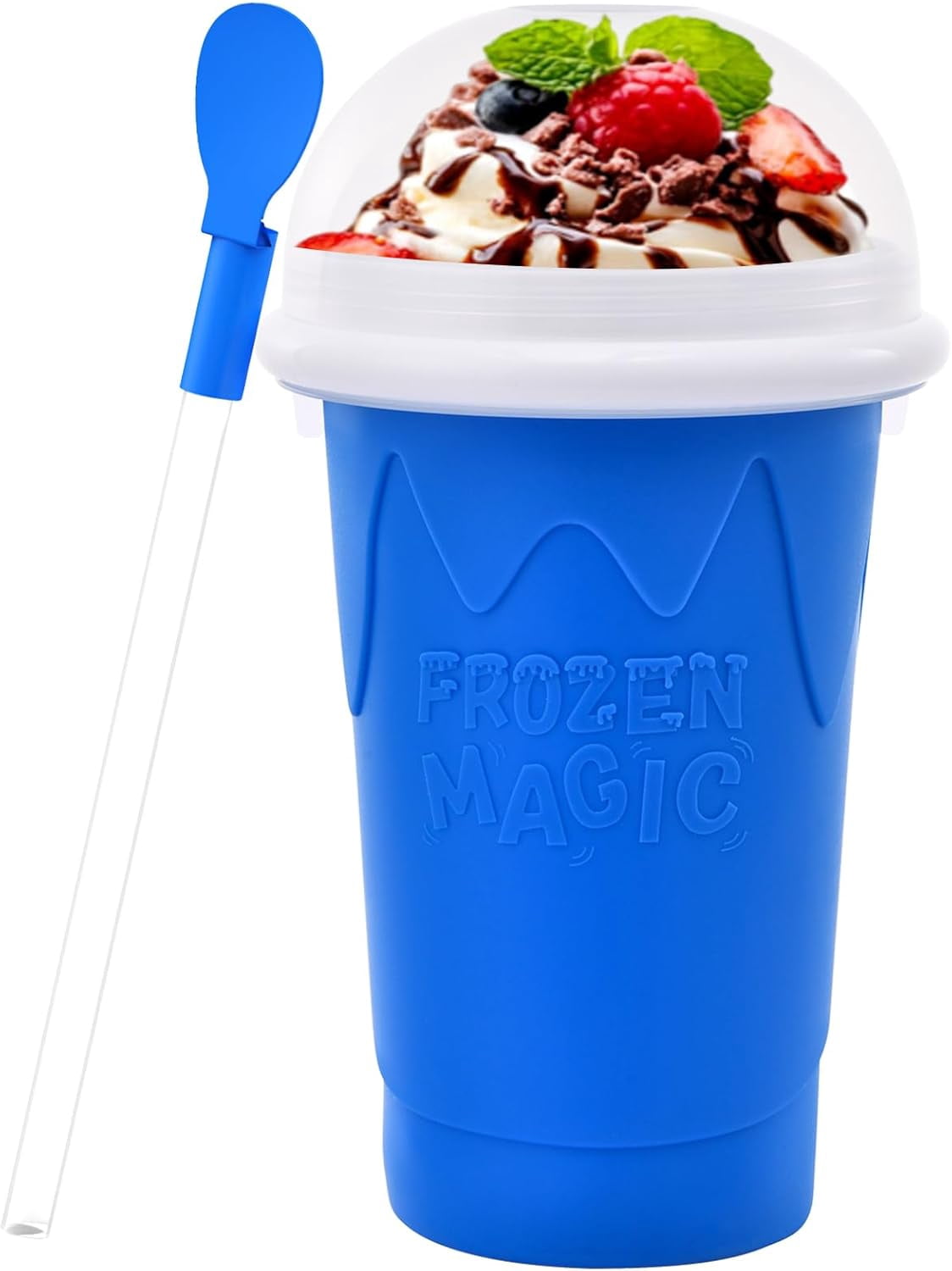500ML Slushie Maker Cup - DIY Magic Slushy Maker Squeeze Cups Portable ...