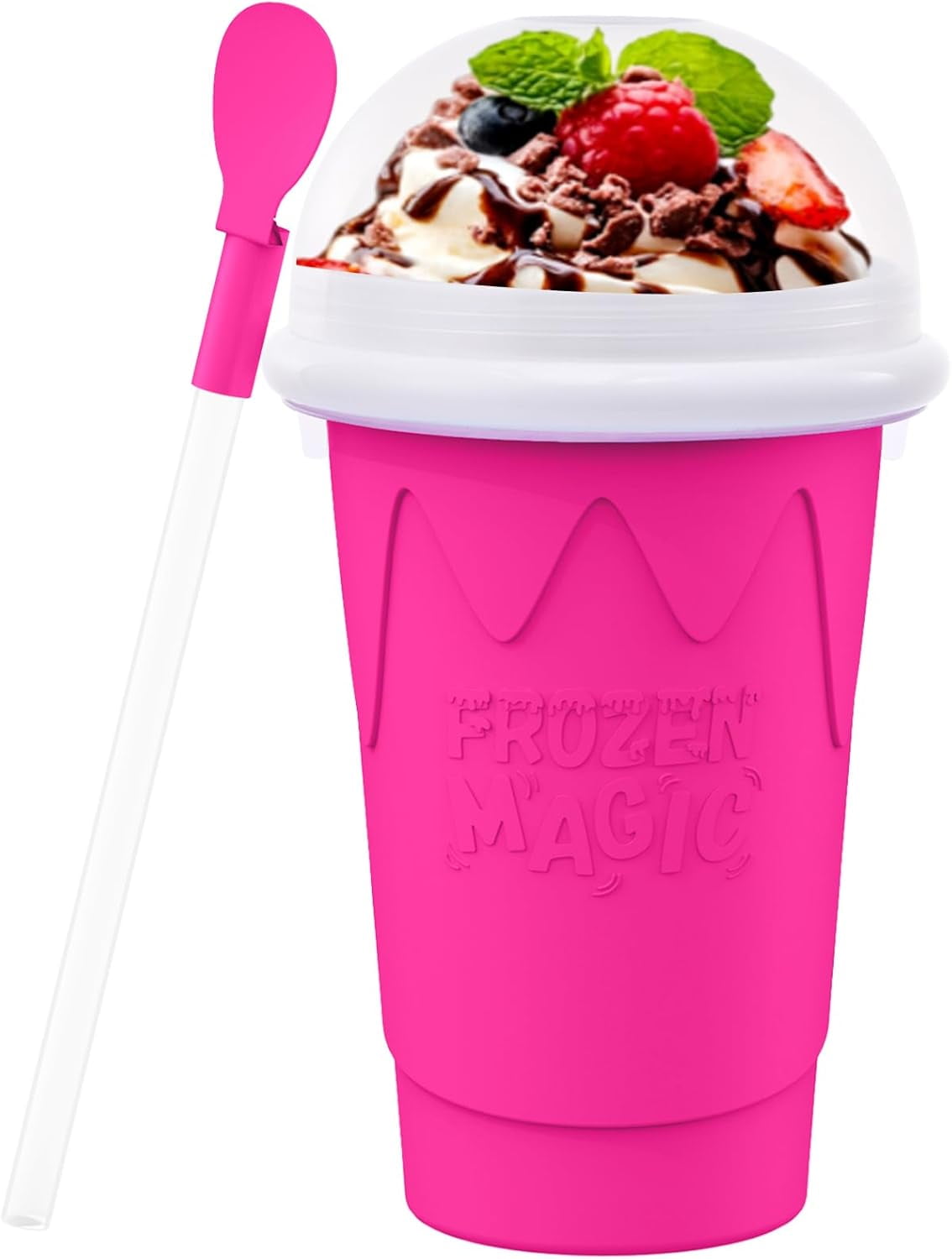 500ML Slushie Maker Cup - DIY Magic Slushy Maker Squeeze Cups, Portable ...