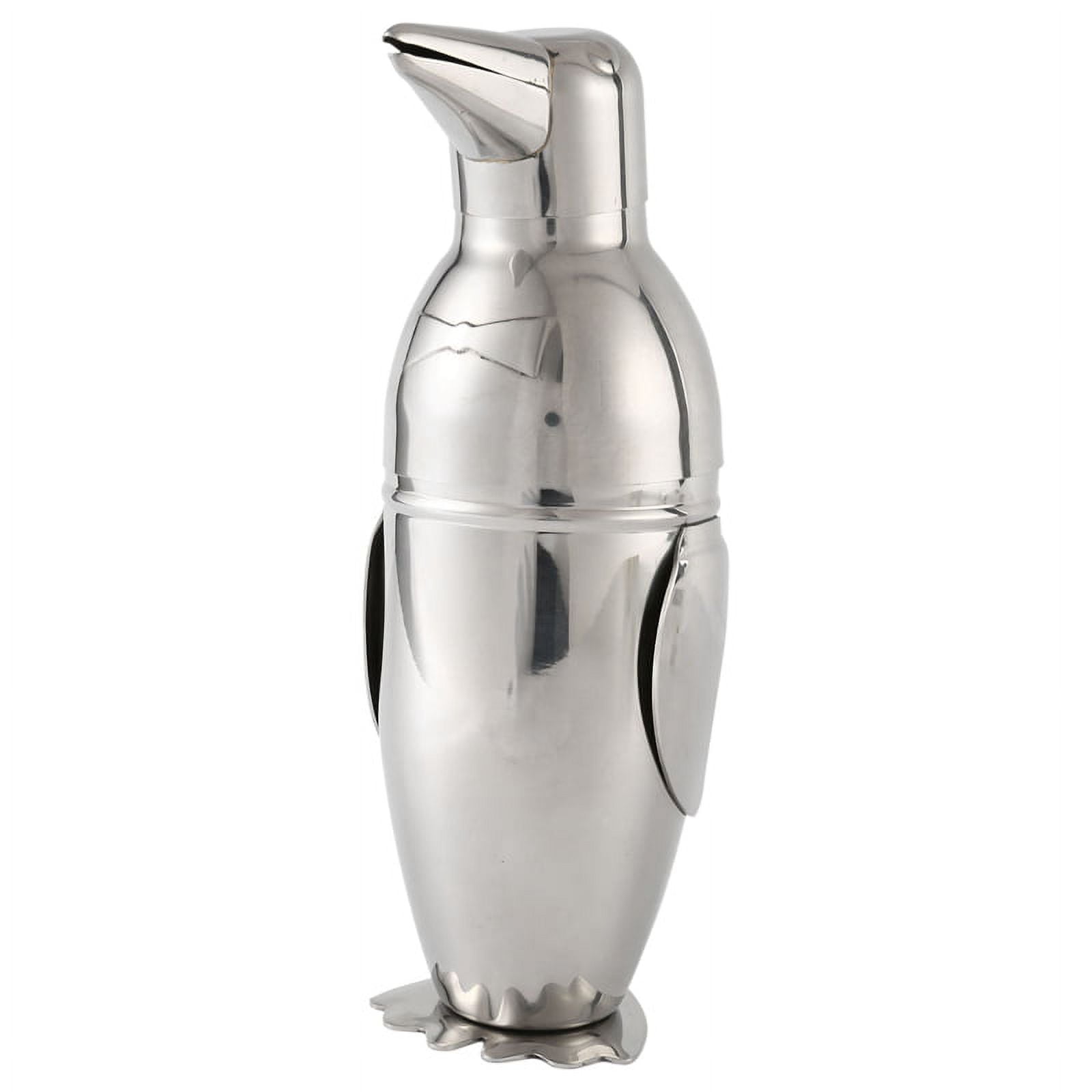 500Ml Cocktail Shaker, Penguin Stainless Steel Bar Bartender Drink ...