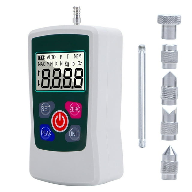 500N Digital Force Gauge Push-Pull Meter for Tension & Compression ...