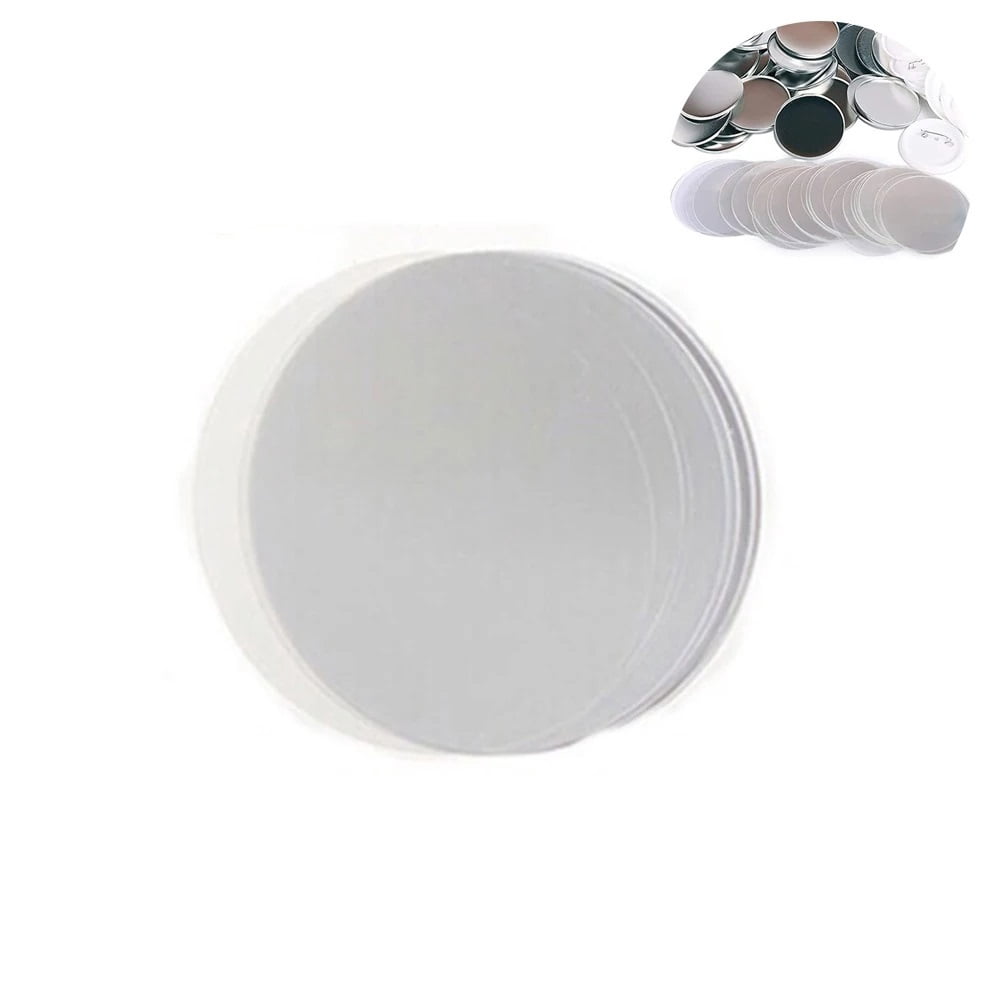 500PCS Badge Transparent Film Circle Mylars Clear Protective Film for ...