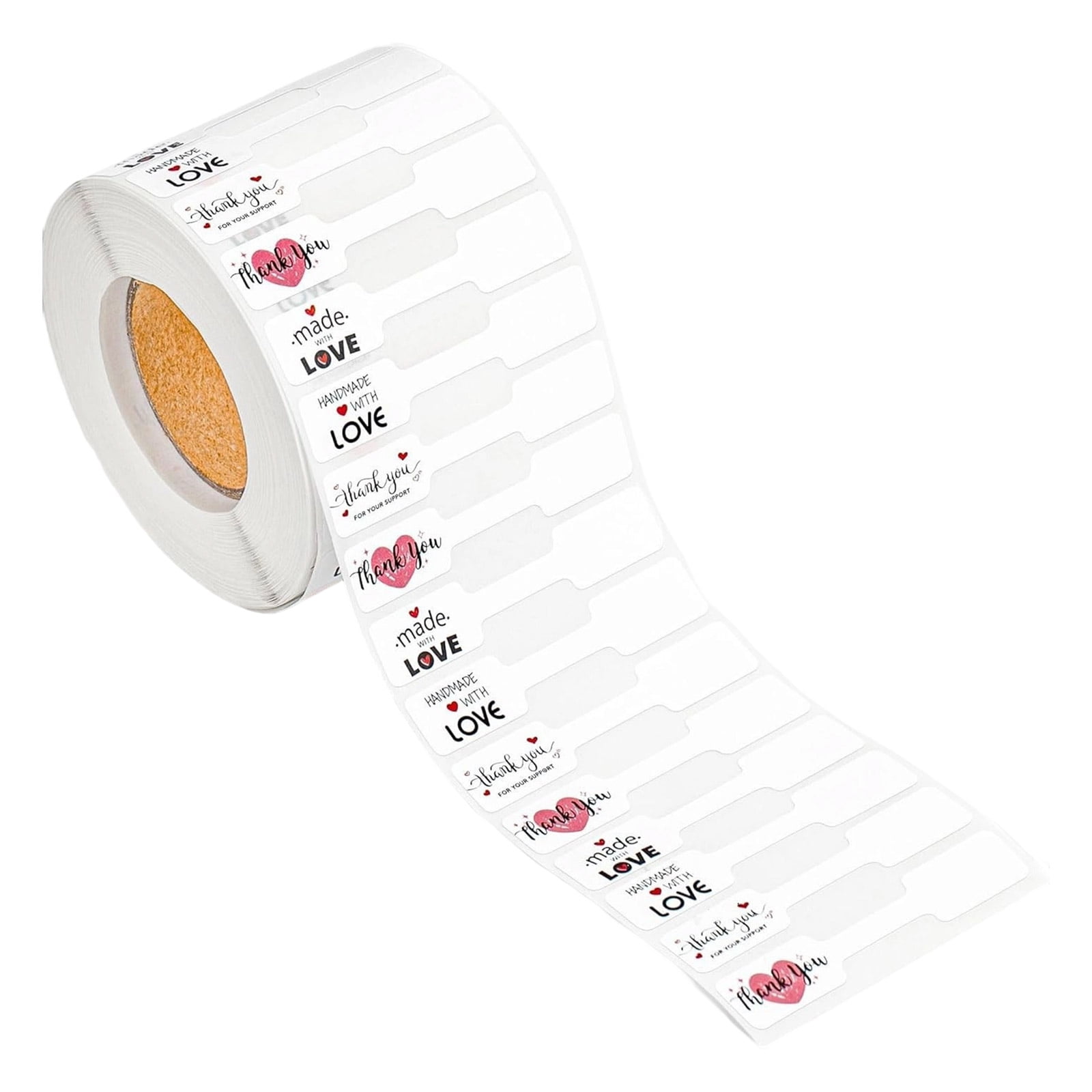 500PCS Blanks Jewelry Stickers Roll With Quick Peeling Ends For Easy ...