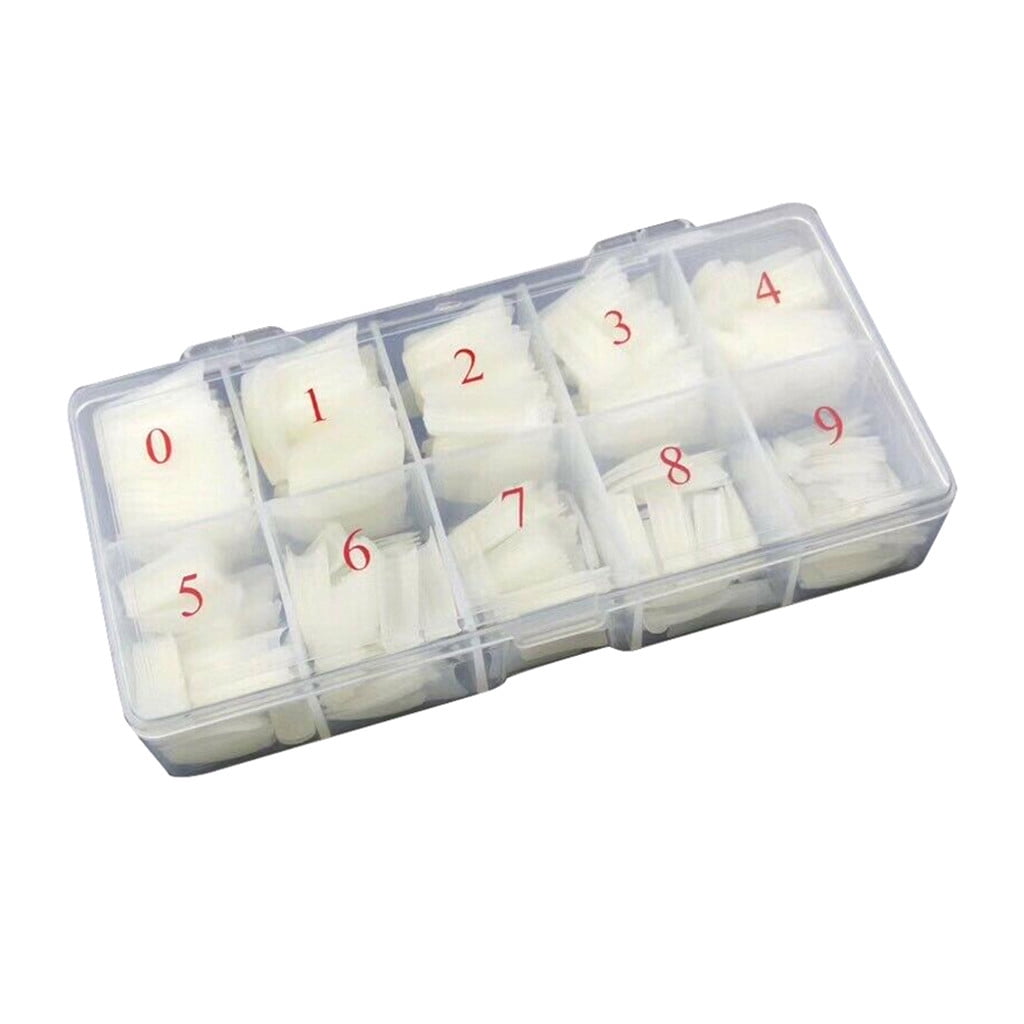 500PCS Half Cover False Nails Tips - Acrylic Nail Tips, Lady French ...