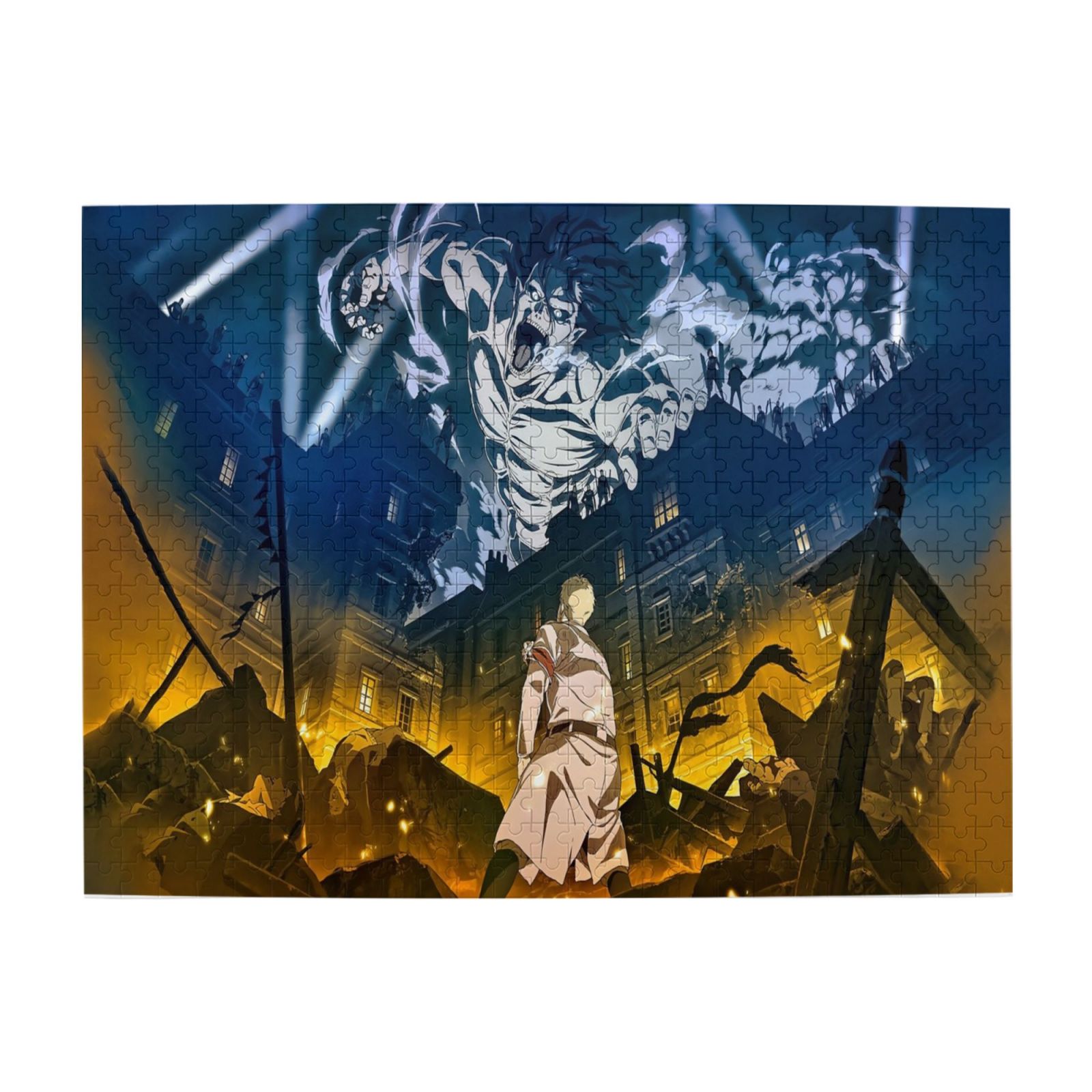 500PCS Jigsaw Puzzle For Adults & Kids - Attack on Titan Puzzle For ...