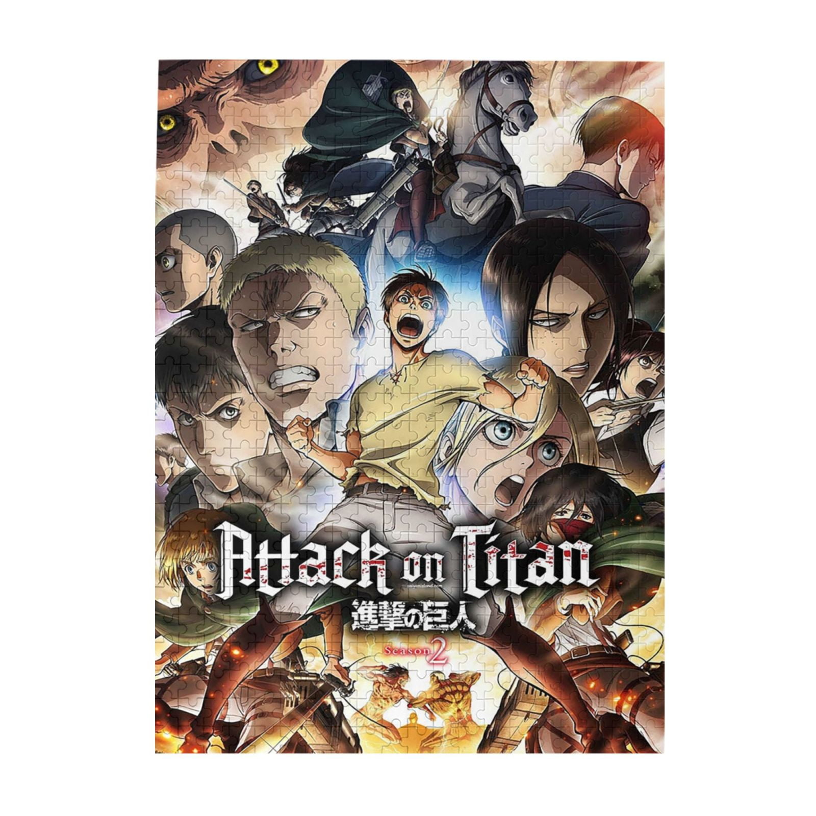 500PCS Jigsaw Puzzle For Adults & Kids - Attack on Titan Puzzle For ...