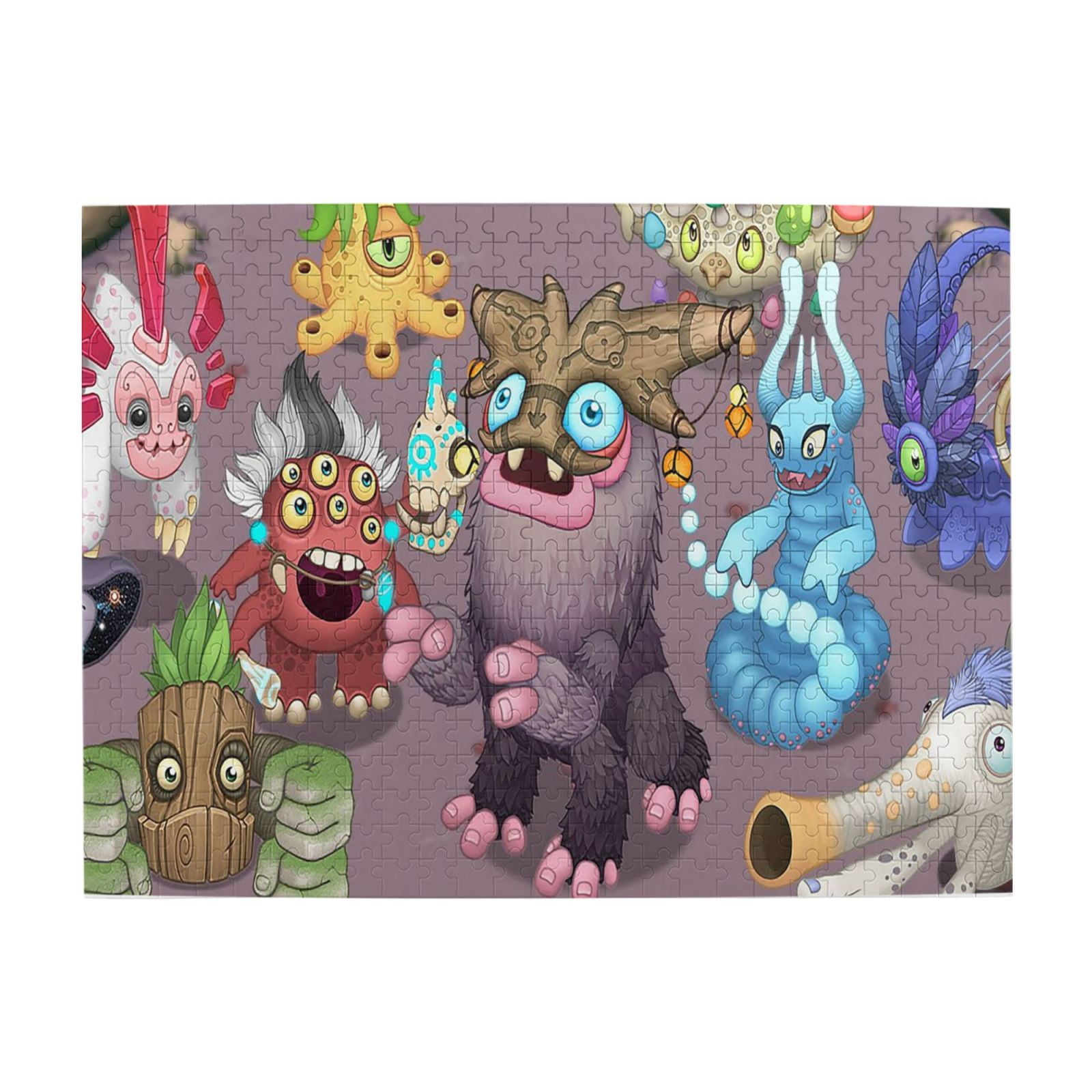 500PCS Jigsaw Puzzle For Adults & Kids - My Singing Monsters Puzzle For ...