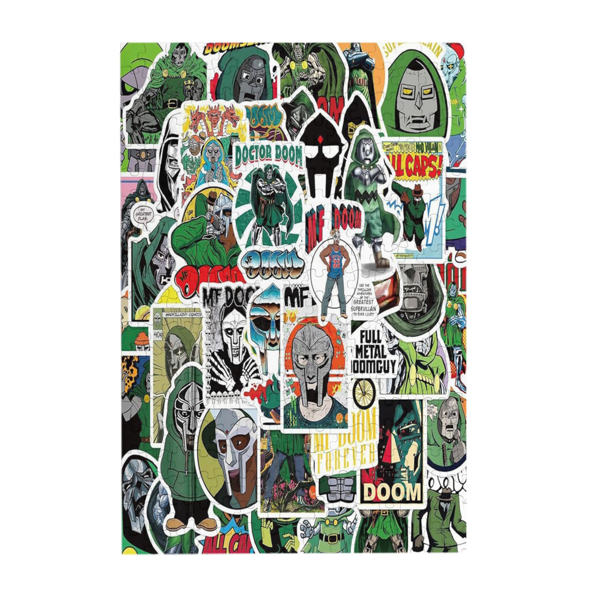 500PCS Mf Doom Wooden Jigsaw Puzzles Educational Intellectual Puzzle ...