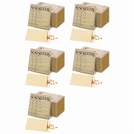 500PCS Seed Packets Envelopes: Self Sealing Small Seed Envelopes for ...