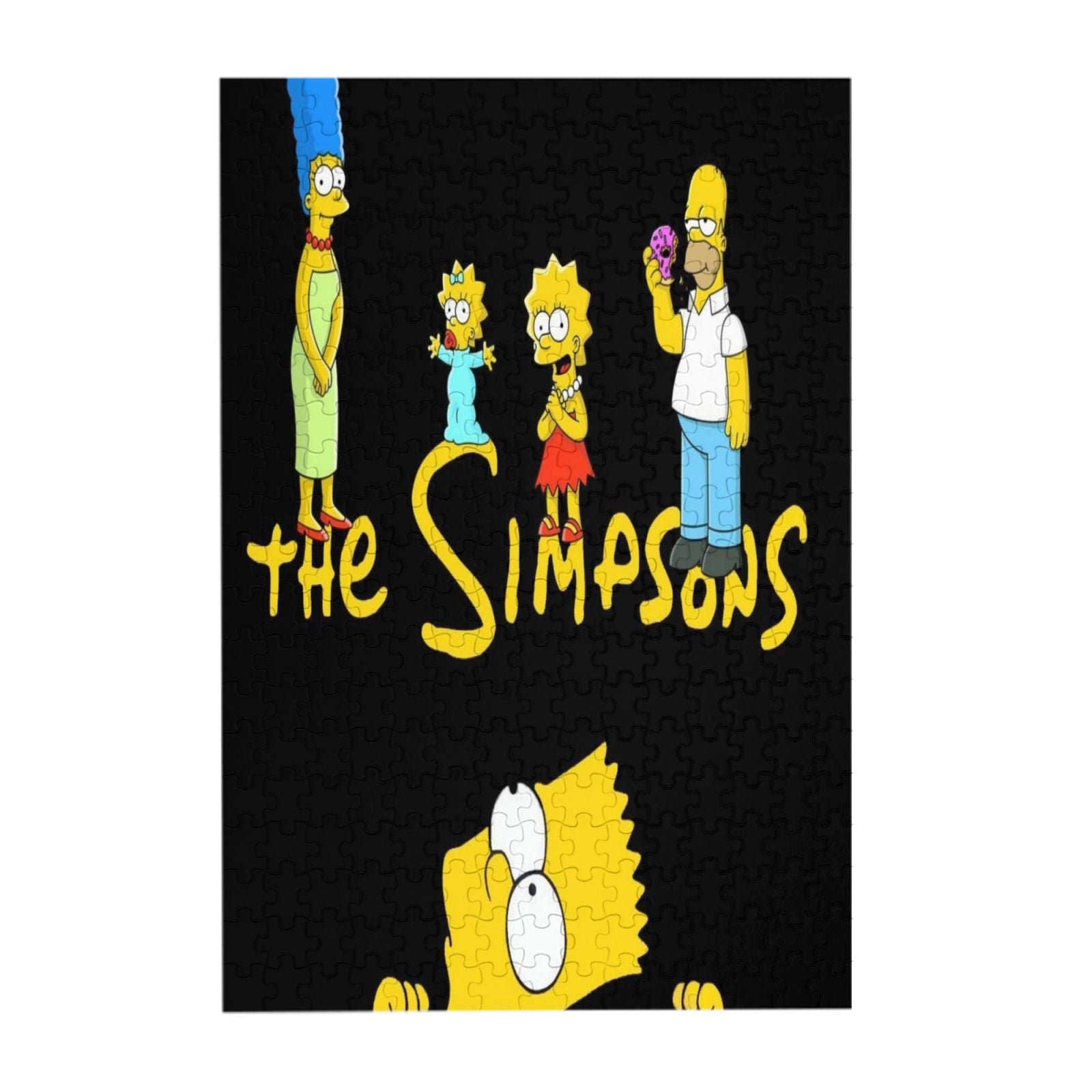 500PCS Simpsons Jigsaw Puzzles Cartoon Anime Picture Puzzle Birthday ...
