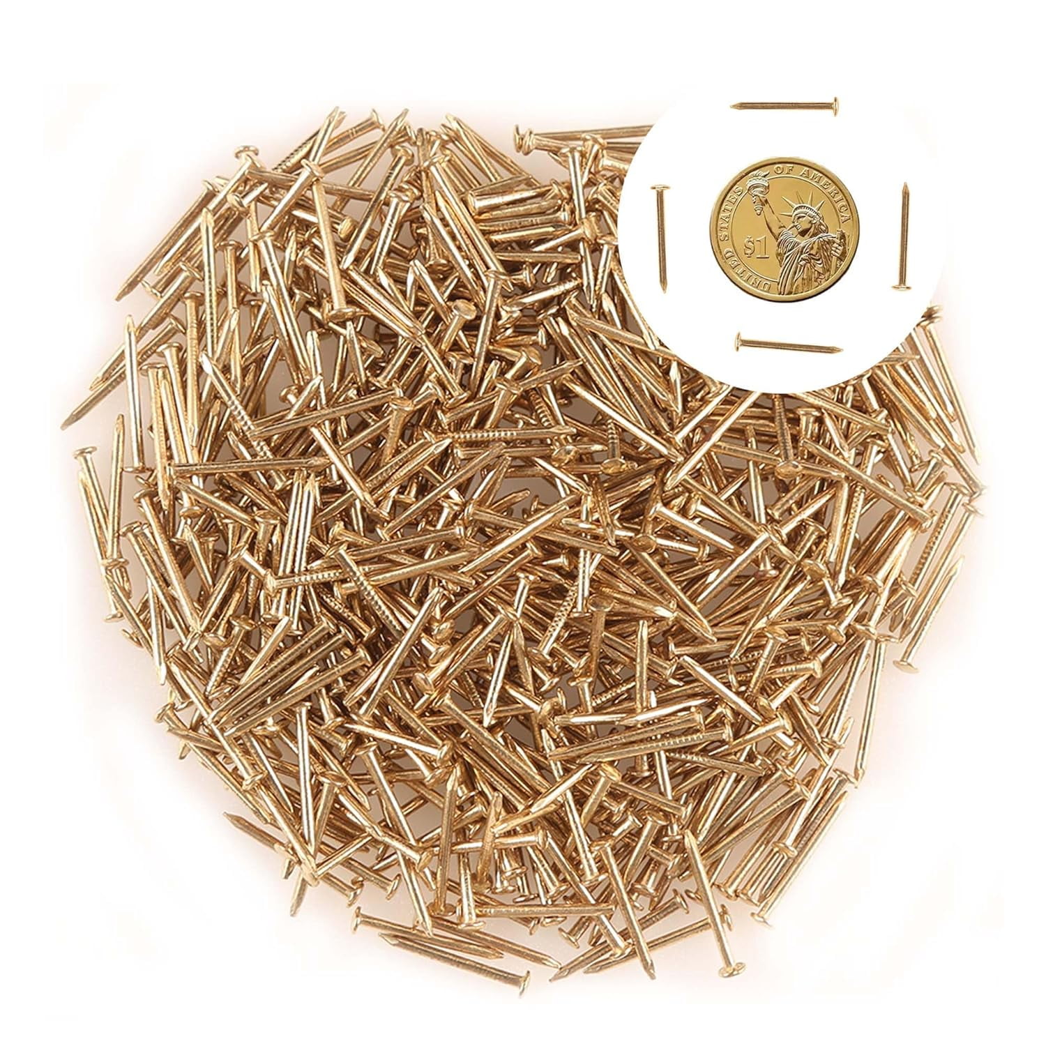 500PCS Small Nail Round Head Tiny Nails String Art Nails Hand-Made ...