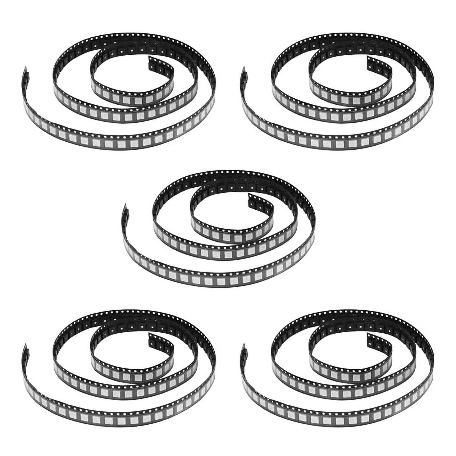 500PCS WS2812B RGB LED Chip 5050SMD White PCB WS2812 Individually ...