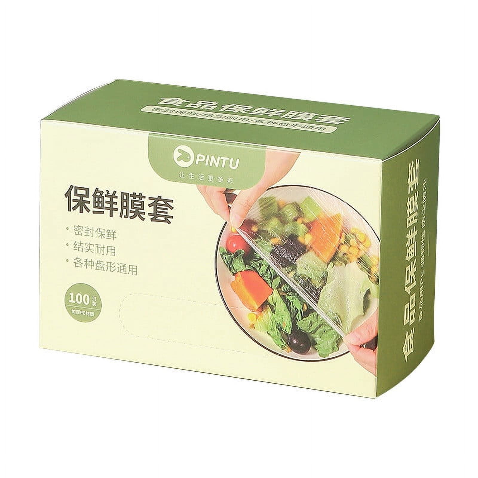 500PCs Reusable Food Storage Covers Elastic Bowl Covers Airtight ...