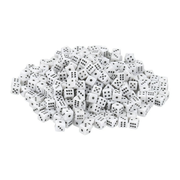 500Pack Mini Dice, 5mm/0.2" Acrylic Tiny Six Side Game Dot Square Dice ...