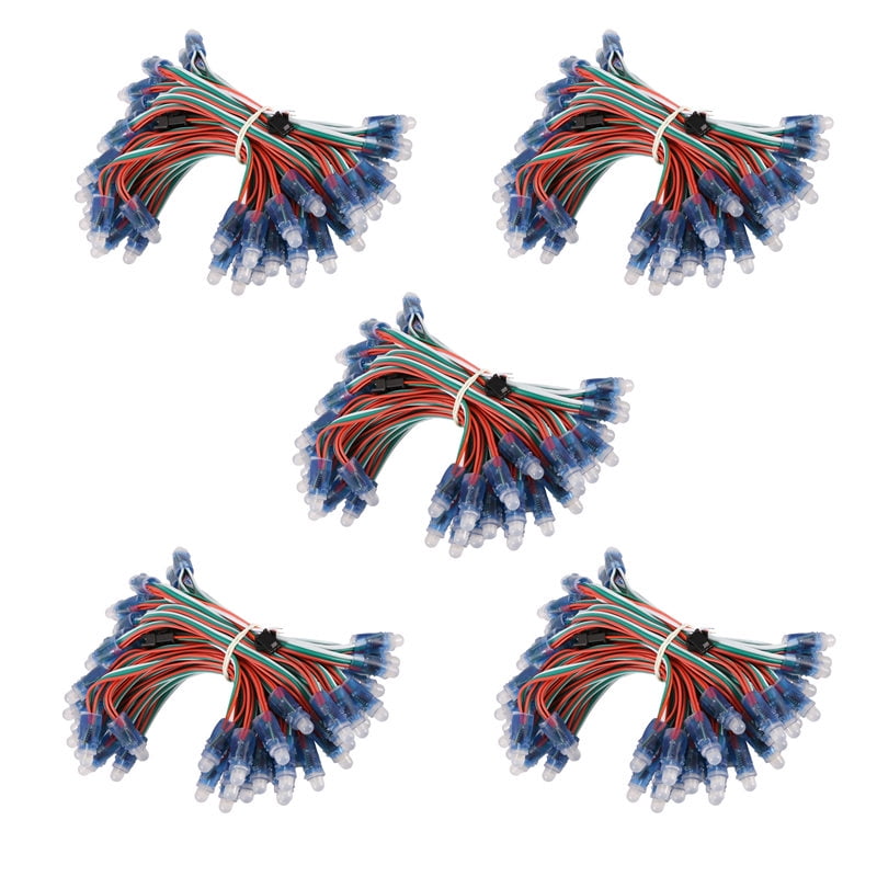 500Pcs 12mm WS2811 Full Color LED Pixel Light Module DC5V IP68 ...