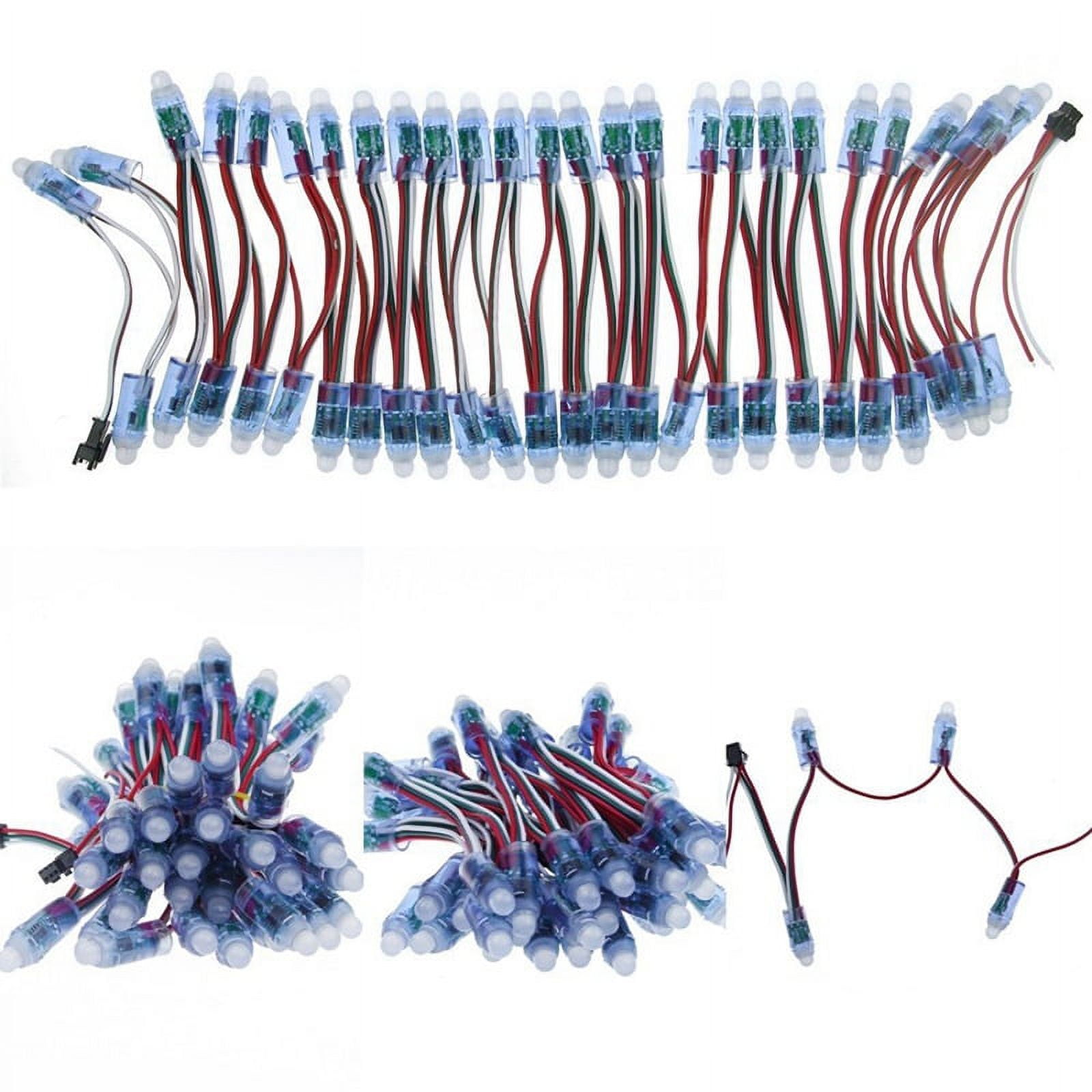 500Pcs 12mm WS2811 Full Color LED Pixel Light Module DC5V IP68 ...