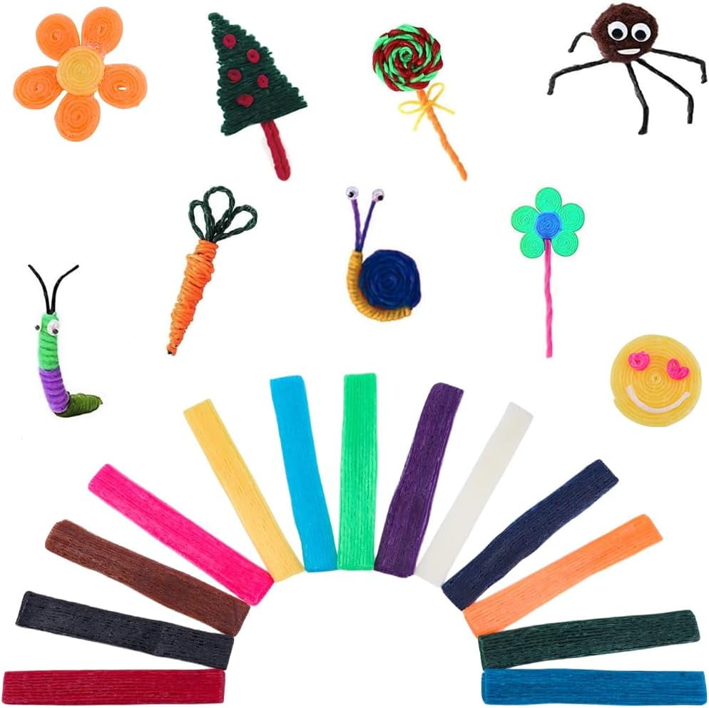 500Pcs 13 Colors Wax Craft Sticks Wax String Reusable Molding Sculpting ...