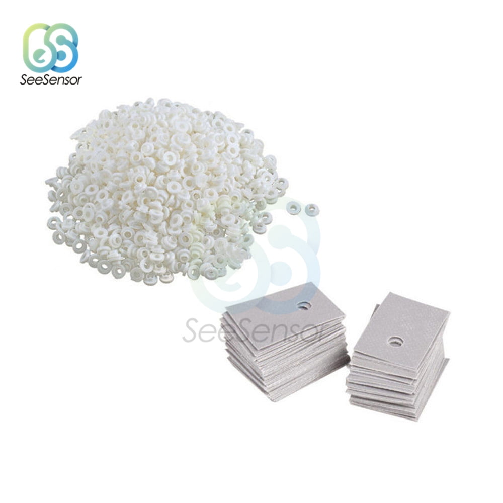 500Pcs 200Pcs 100Pcs TO-220 Insulation Tablets Insulation Washer Circle ...