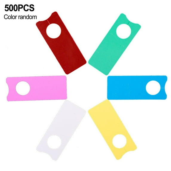 500Pcs 6 Colors Plants Tags Garden Labels Mark Grape Sign Board For ...