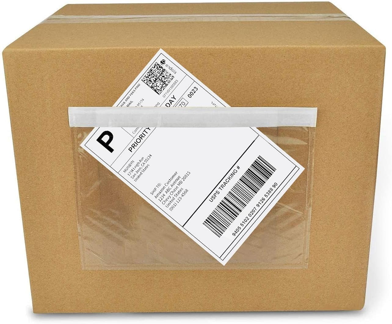 500Pcs 6" x 9" Shipping Label Envelopes, Peel & Seal Self Adhesive ...