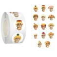 500Pcs Adorable Food Kitten Themed Sticker Wrapping Labels for ...