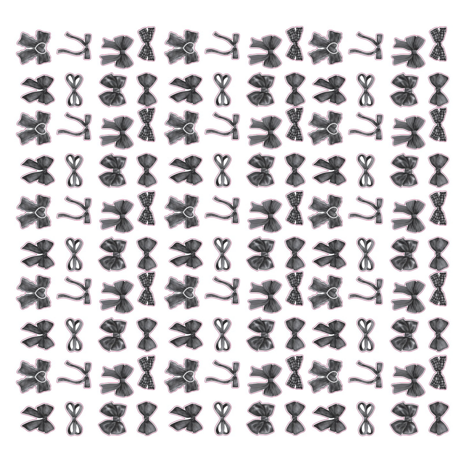 500Pcs Aesthetic Bowknot Sticker Sealing Sticker for Water Bottle ...