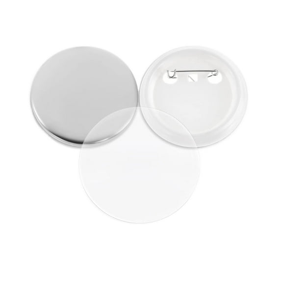 500Pcs Blank Badge Pin Button Maker Parts Material Supplies 32MM DIY ...