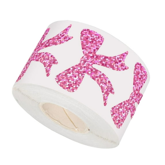 500Pcs Bowknot Sticker Glittering Wrapping Label for Rewarding and ...