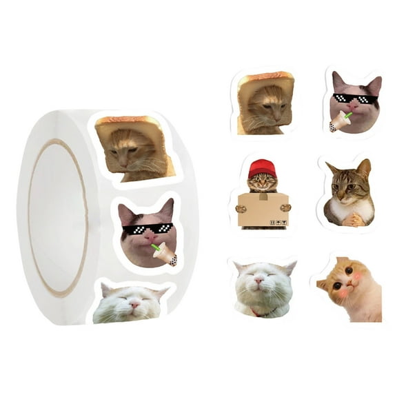 500Pcs Cats Animal Decorative Sticker for Scrapbooking Photo Album ...