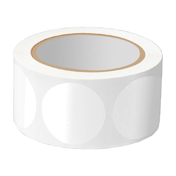 500Counts Round Seal Sticker Self-Adhesive Wrapping Label Clear PVC ...