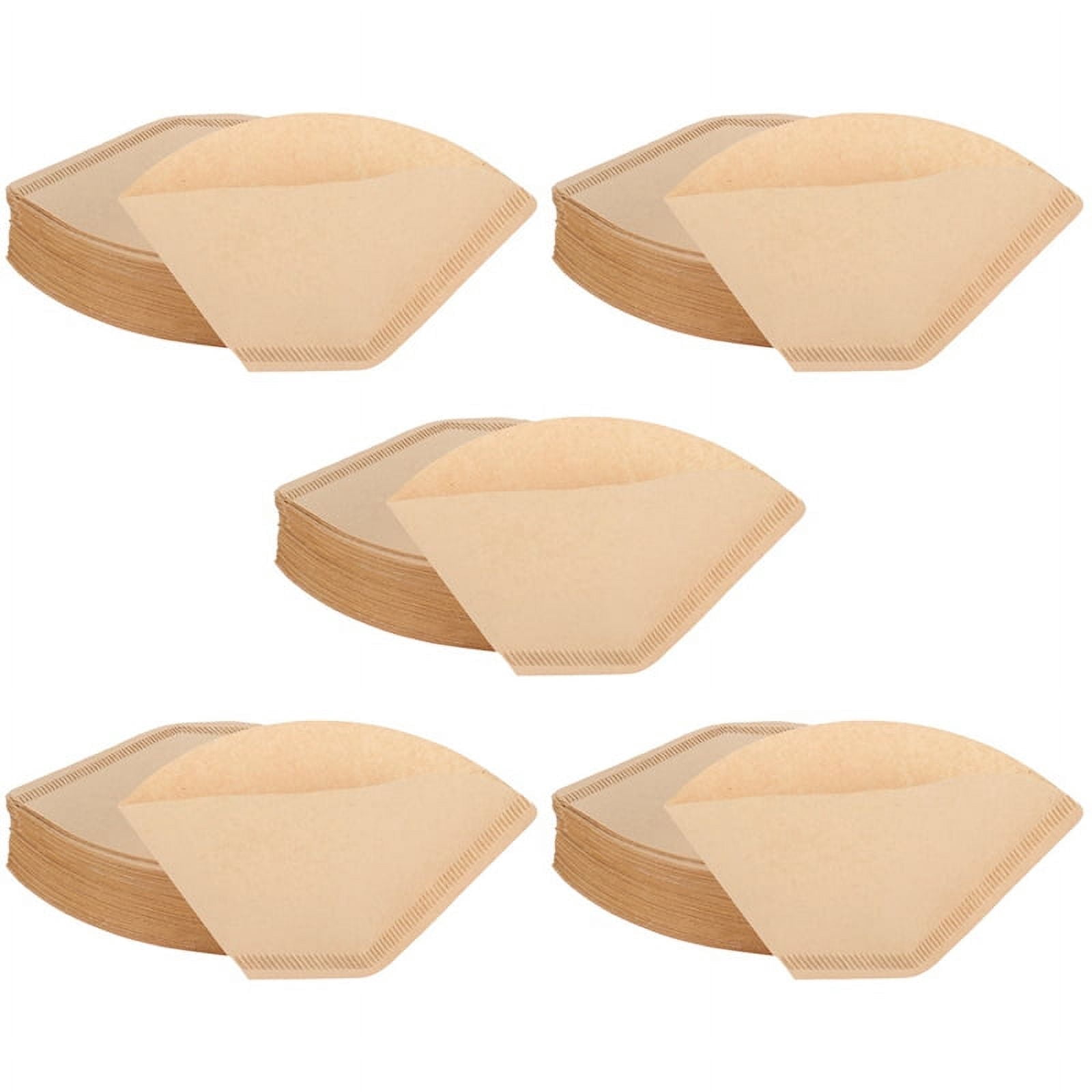 500Pcs Coffee Filters Disposable Cone Paper Coffee Filter Natural ...