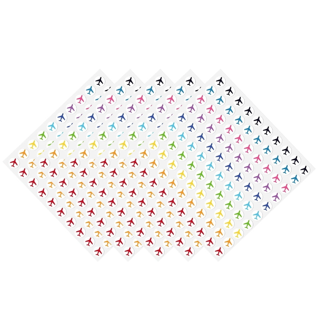 500Pcs Colorful Travel Stickers For Creative Trip Planning And ...