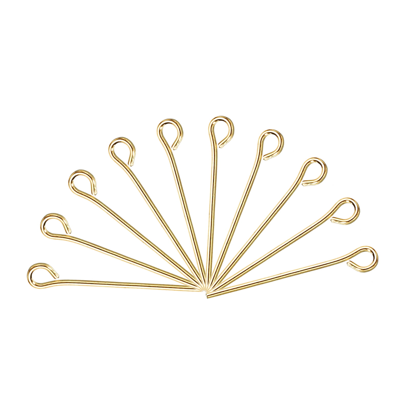 500Pcs Eye Pins Jewelry Findings Eye Pins 20mm Iron Eye Pins for ...
