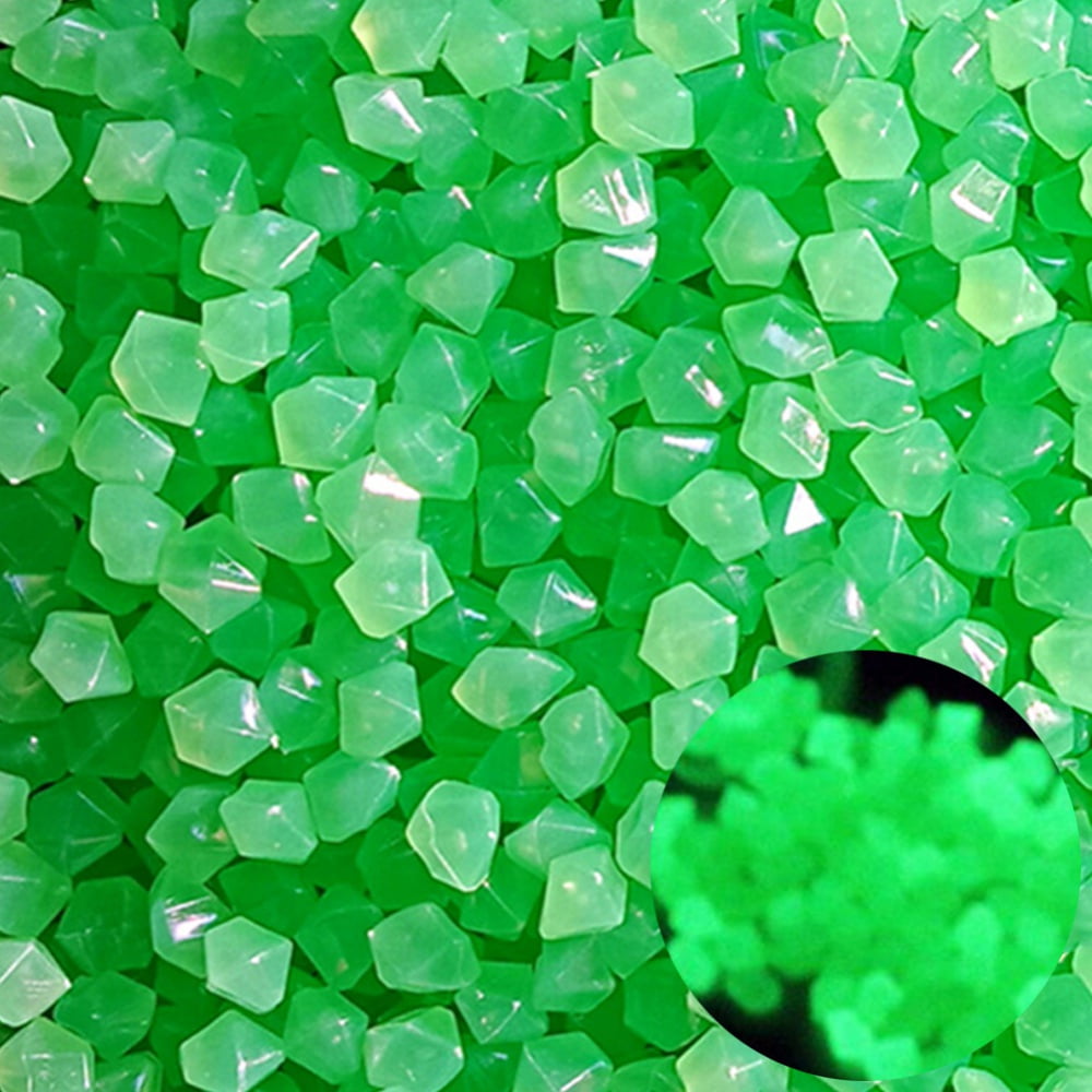 500Pcs Glow in The Dark Rocks , Luminous Pebbles Glow Stones Outdoor ...