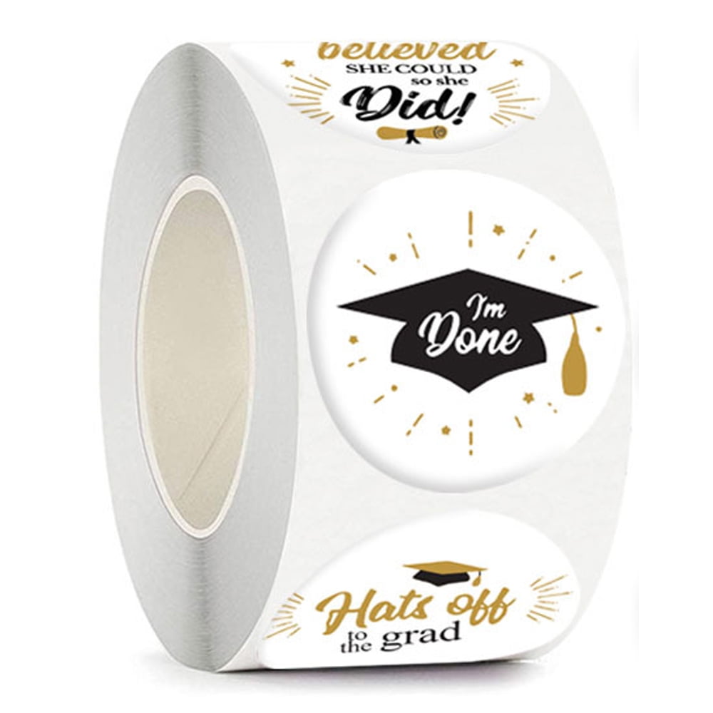 500Pcs Graduation Stickers Congrats Grad Class of Stickers for ...