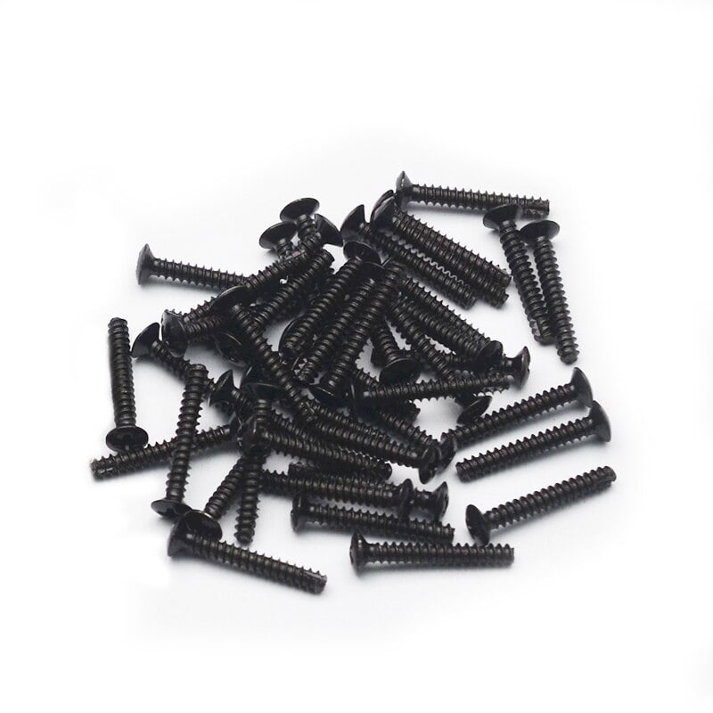 500Pcs Guitar Single Coil Pickups Height Adjusting Screws 3x21MM Flat ...