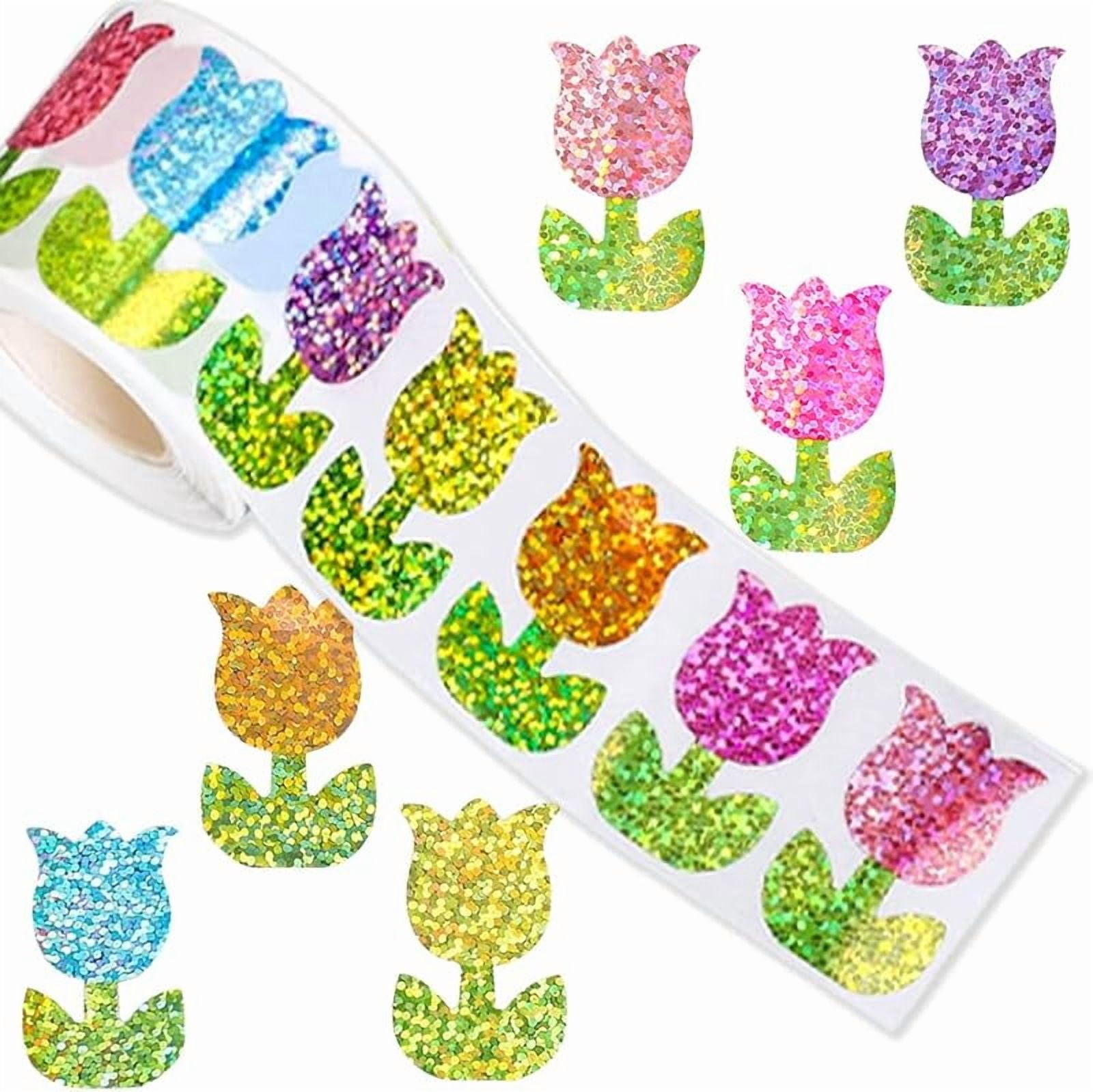 500Pcs Halloween Pumpkin Stickers Roll 1.2in Laser Smiling Pumpkin ...