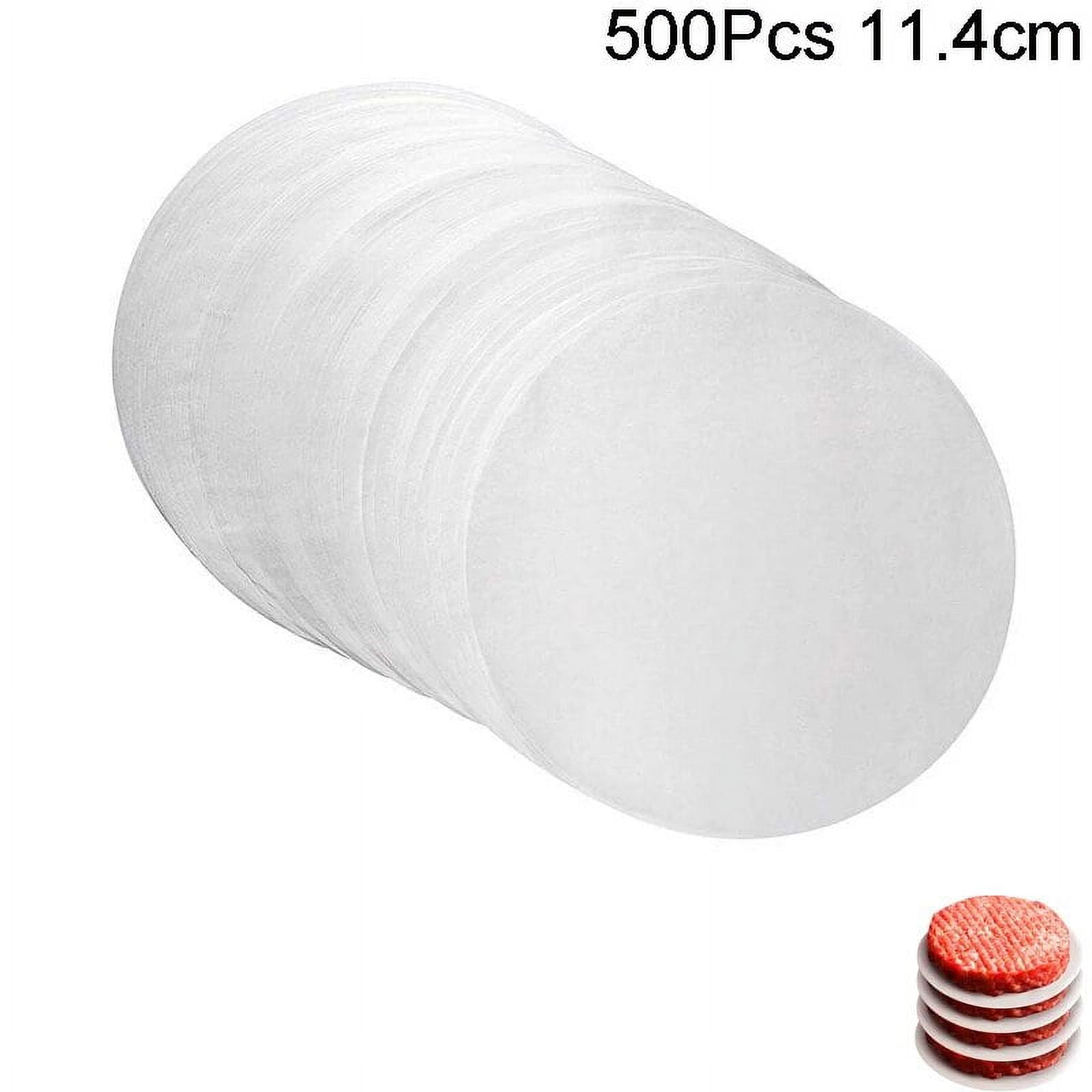 500Pcs Hamburger Patty Paper, Wax Papers to Separate Frozen Pressed ...