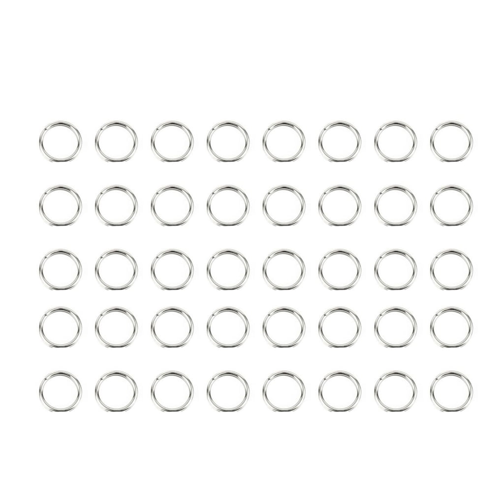 500Pcs High Strength Fishing Split Rings Double Rings Connector Heavy ...