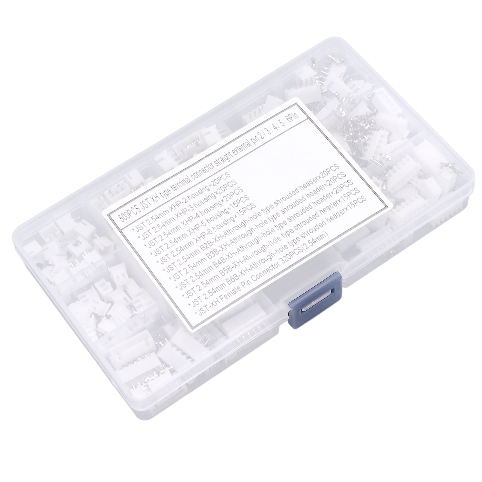 500Pcs Jumper Wire Connector Terminal 2.54mm Housing Female Pin ...