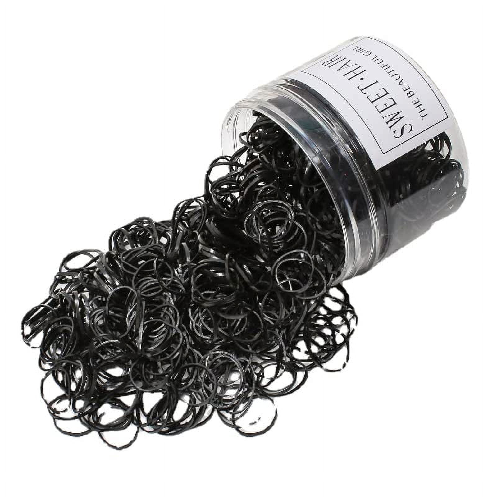 500Pcs Mini Hair Elastics Hair Rubber Bands, Baby Hair Ties No Damage ...