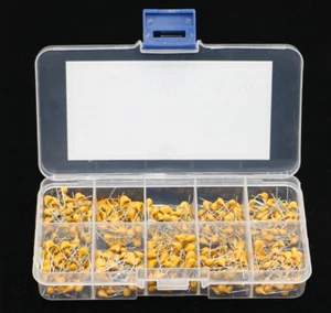 500Pcs Multilayer Ceramic Capacitor Assorted Kit 0.1Uf~10Uf Capacitors ...