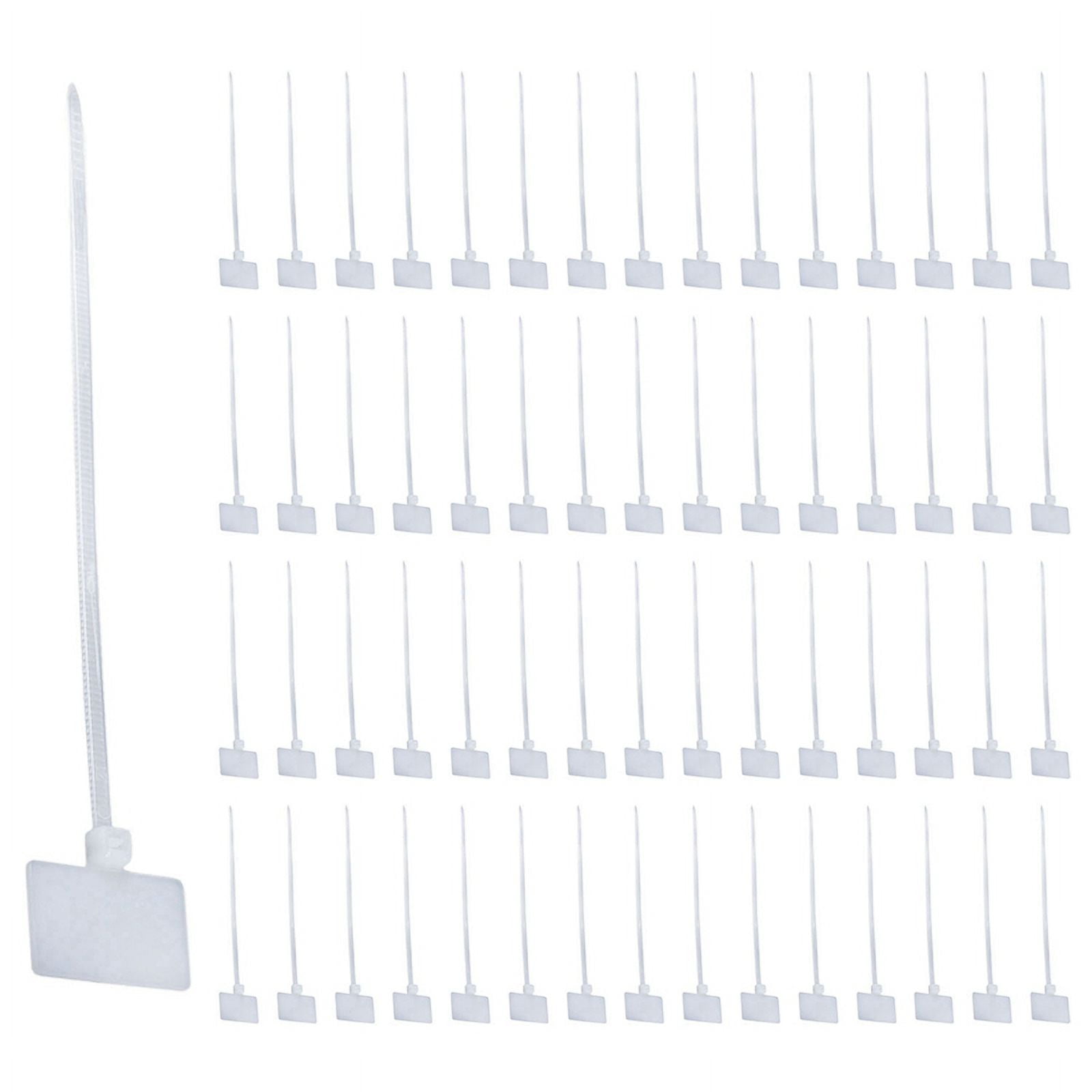 500Pcs Nylon Cable Tie Label Self-Locking Network Zipper Trim Wrap Ring ...